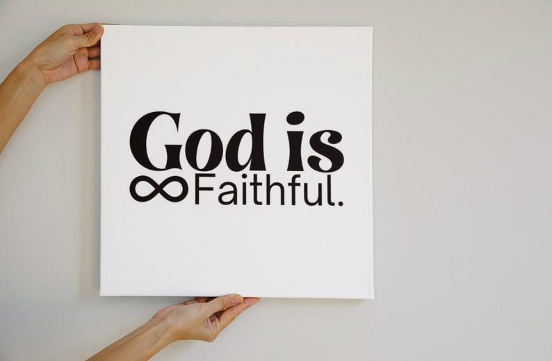 God is Faithful, PNG and SVG Instant Download, Religious Graphic ...