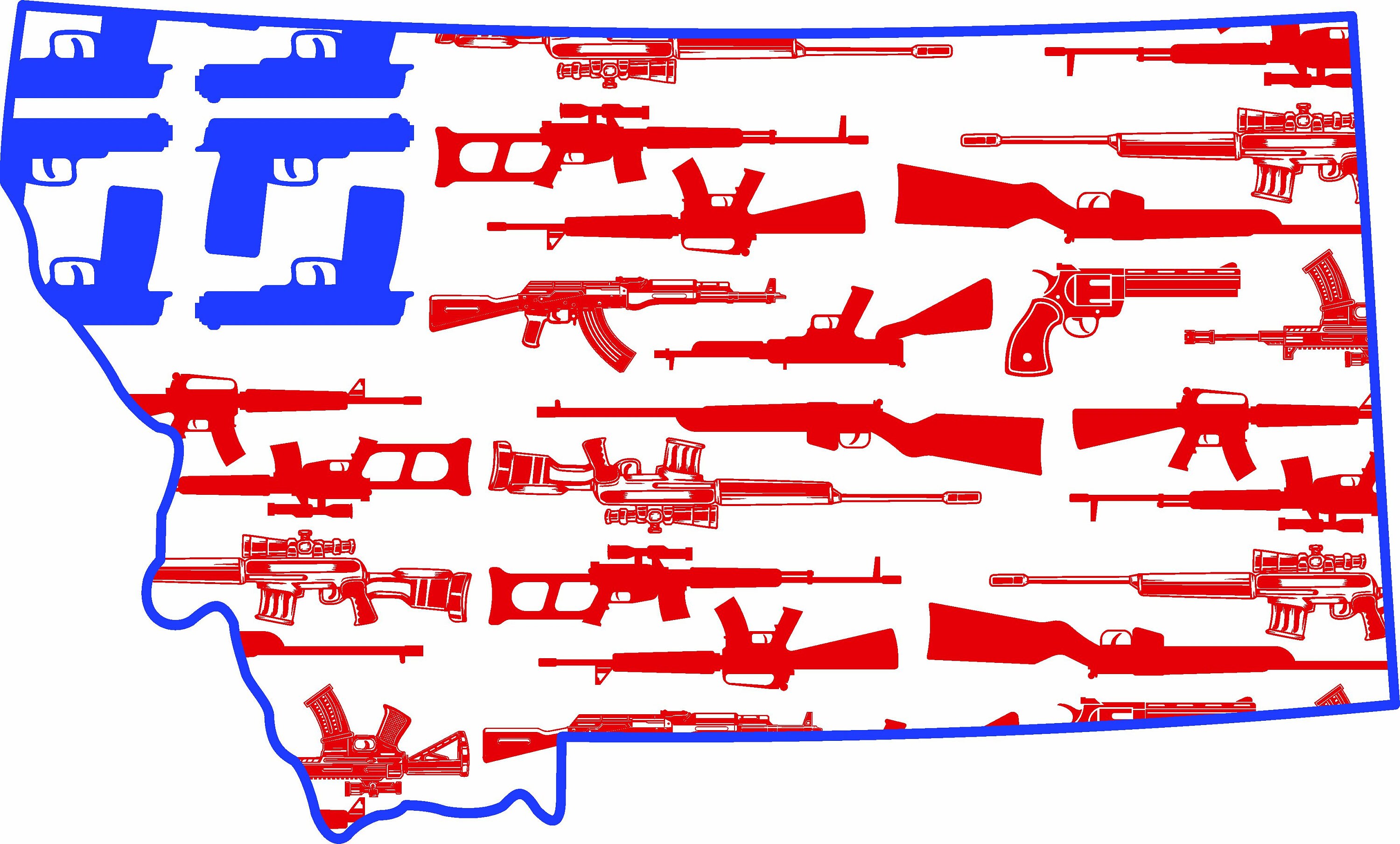 Montana Gun Graphic Printable Tshirt Graphic T-shirt Montana T Shirt ...