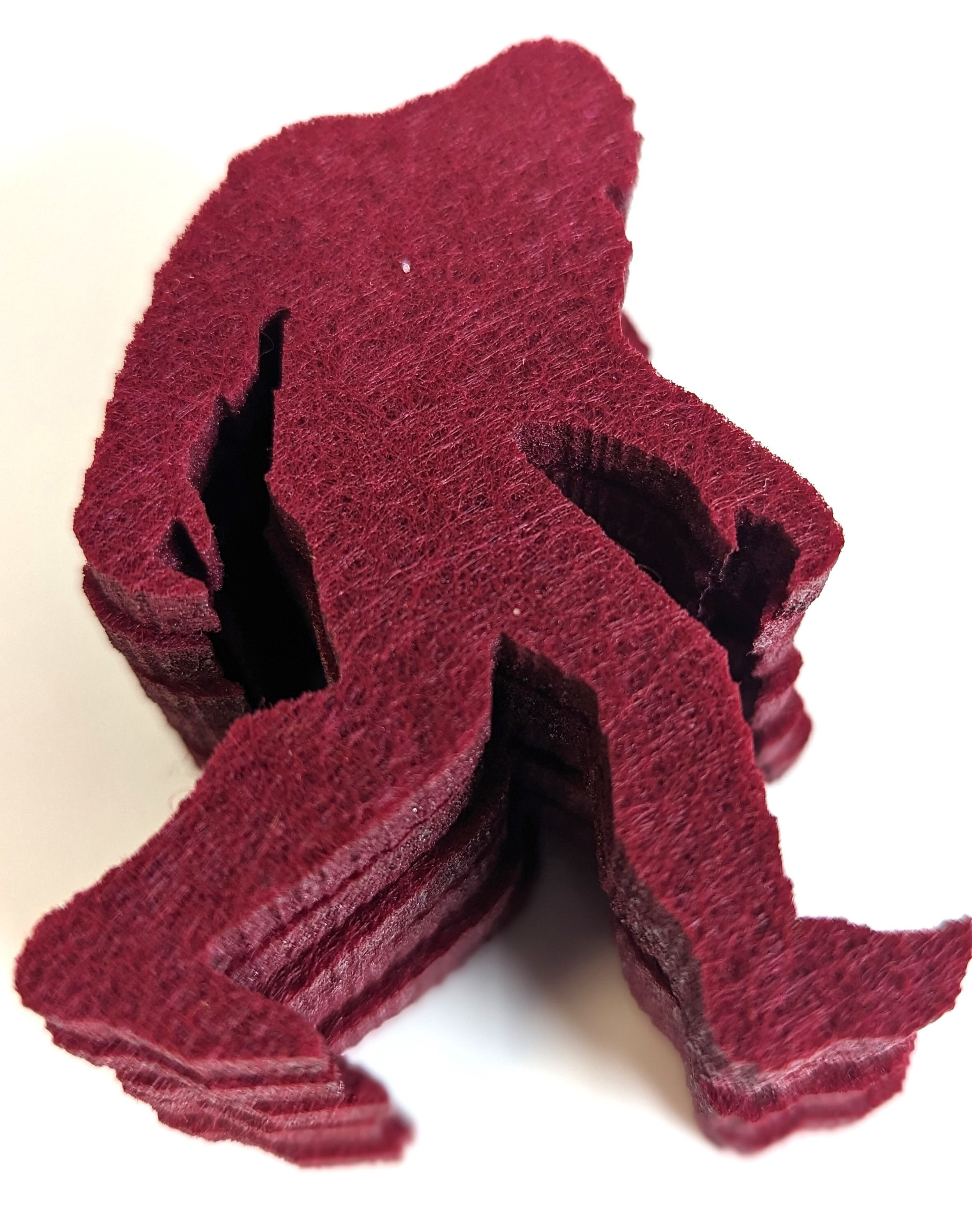 Maroon Bigfoot Felt Craft Bigfoot Felt Cutout Craft Bigfoot - Etsy