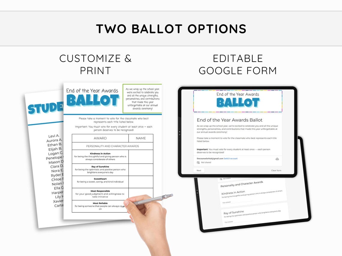 Classroom Award Templates | Editable End of Year Awards | Funny and ...