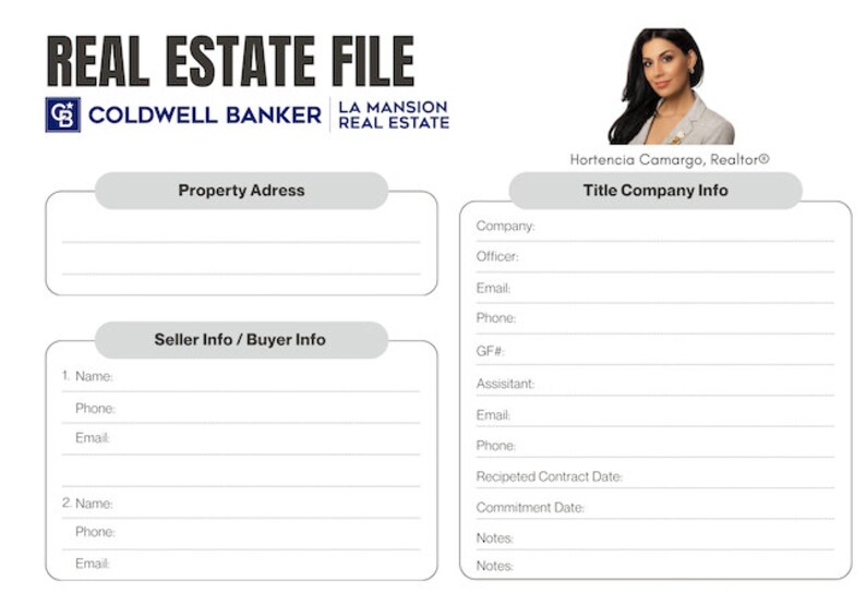 Property File Tracker: Property Organizer - Etsy