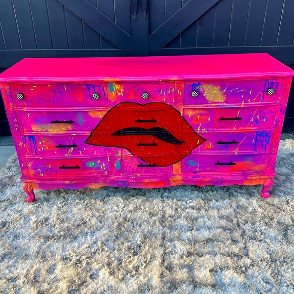 Painted Dresser - Etsy