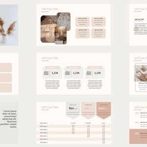 Minimal Modern Clean Business Powerpoint Template - Etsy