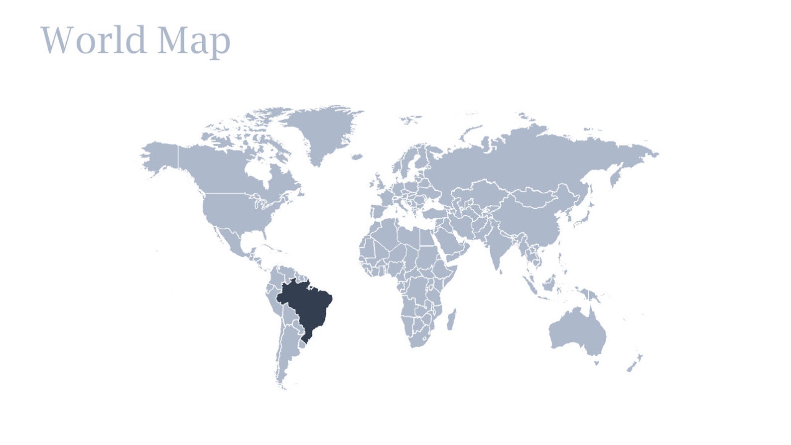 Editable World Map Powerpoint Template - Etsy