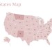 Editable United States of America Map Powerpoint Template - Etsy