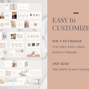 Minimal Modern Clean Business Powerpoint Template - Etsy