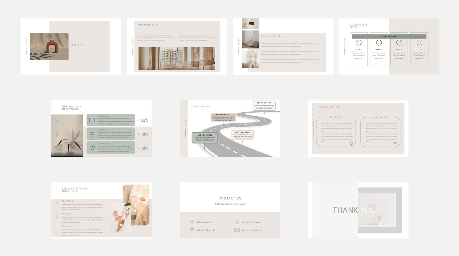 Minimal Modern Clean Work, School and Business Powerpoint Presentation ...