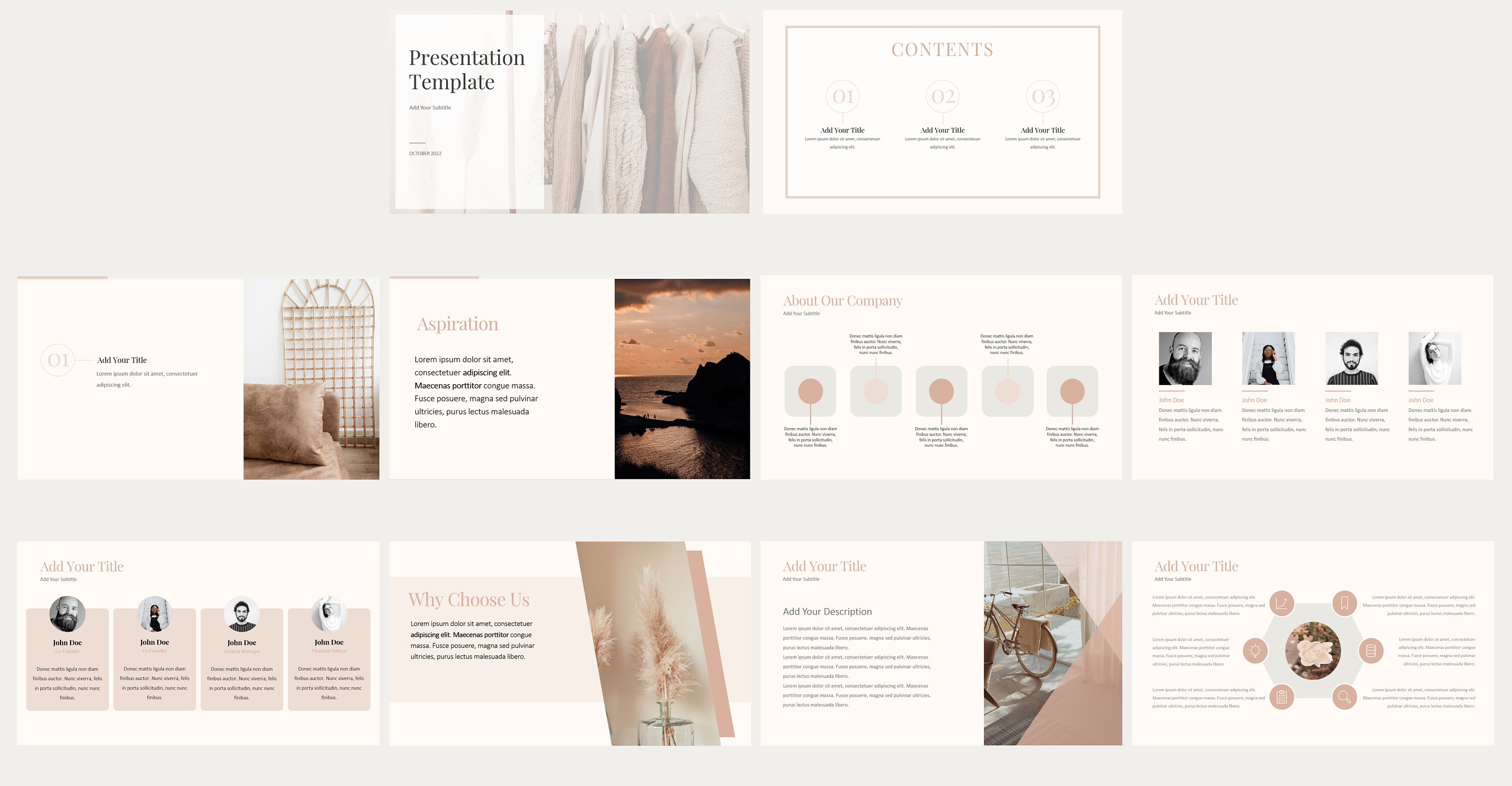 Minimal Modern Clean Business Powerpoint Template - Etsy