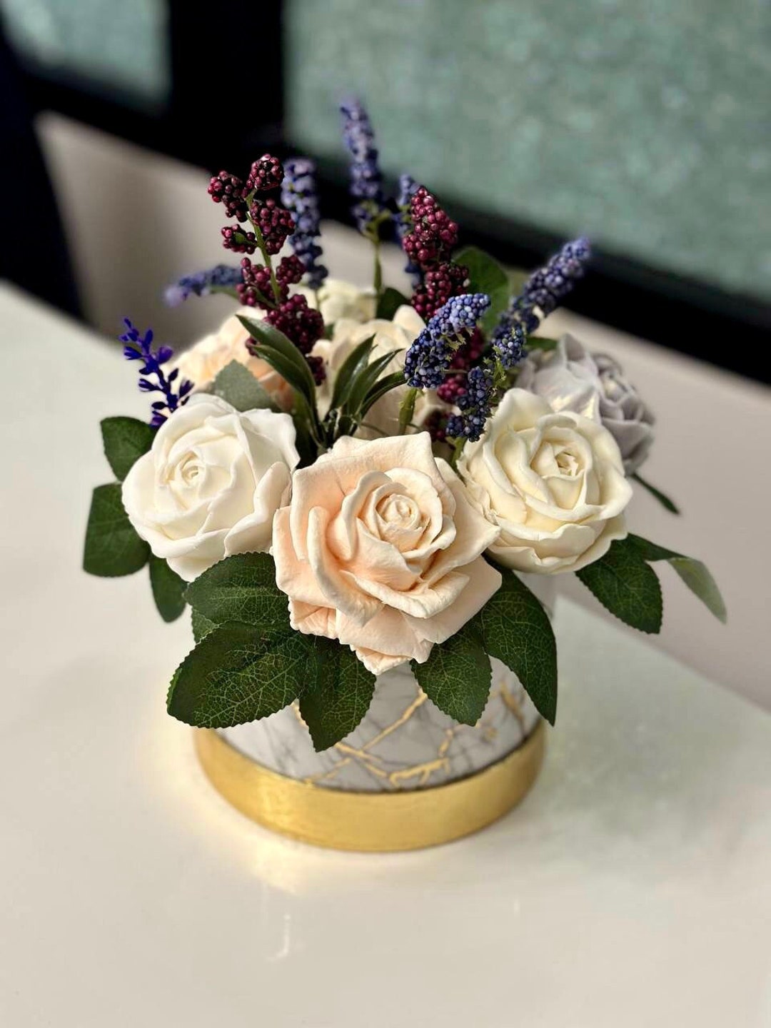 Soap Flower Bouquet, Soap Roses Bouquet, Soap Flower, Artisan Soap ...