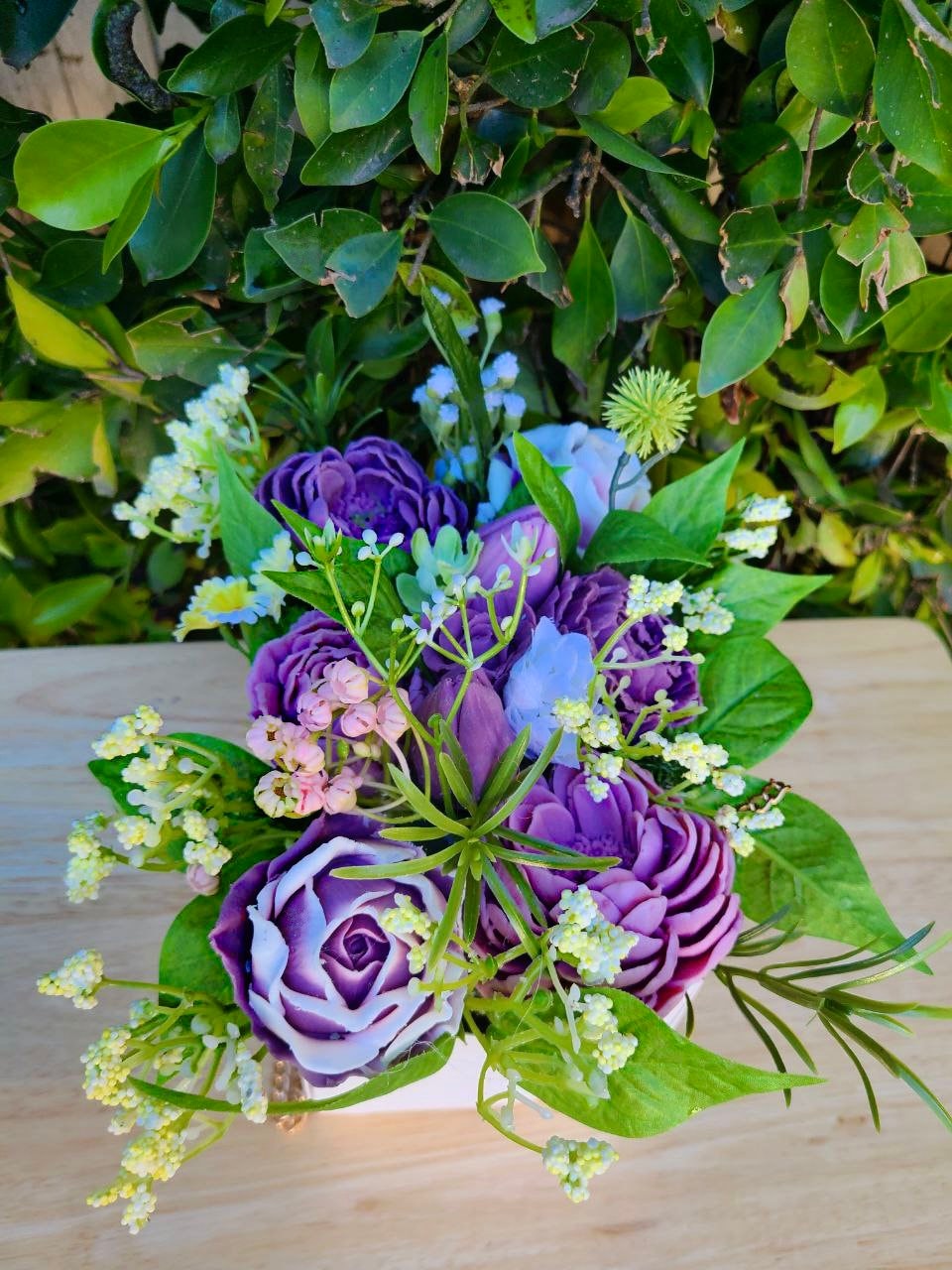 Soap Flower Bouquet Handmade Soap Bouquet Summer Bouquet Rose Flower