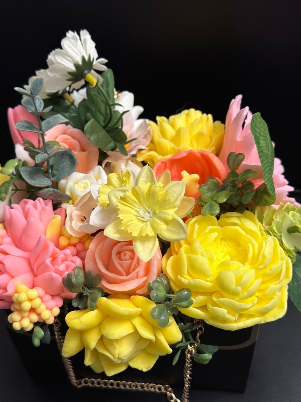 Soap Flower Bouquet, Soap Bouquet, Handmade Soap, Soap Flower, Birthday ...