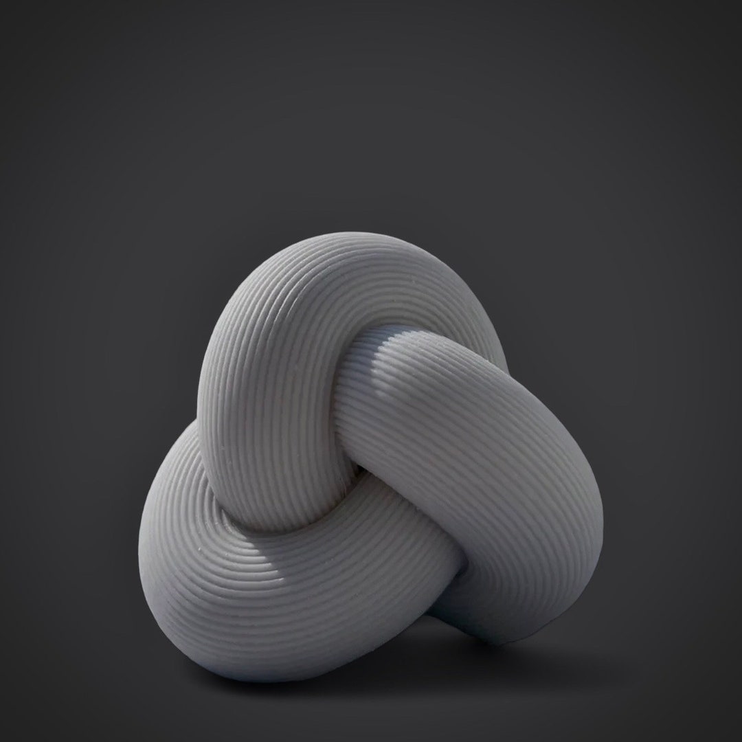 Knot Aesthetic Candle, Modern Candle, Decorative Candle, Stylish Home ...