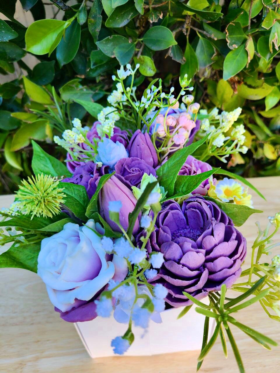 Soap Flower Bouquet Handmade Soap Bouquet Summer Bouquet Rose Flower