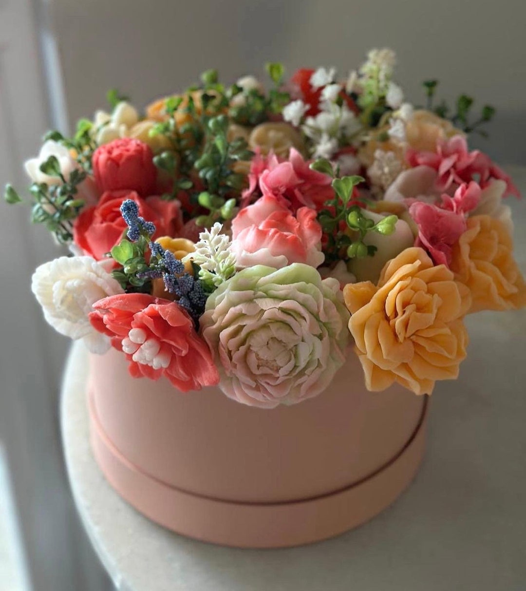 Soap Flower Bouquet, Handmade Soap, Soap Flower, Gift for Her, Birthday ...