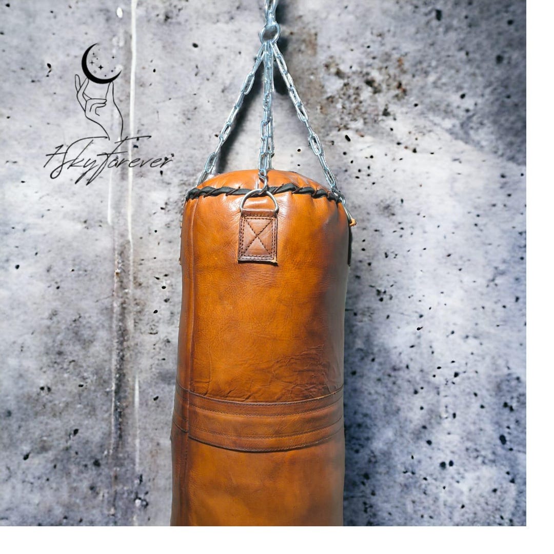 Unique Pro Vintage Punching Bag, Hand Made Training Bag,cowhide Heavy ...