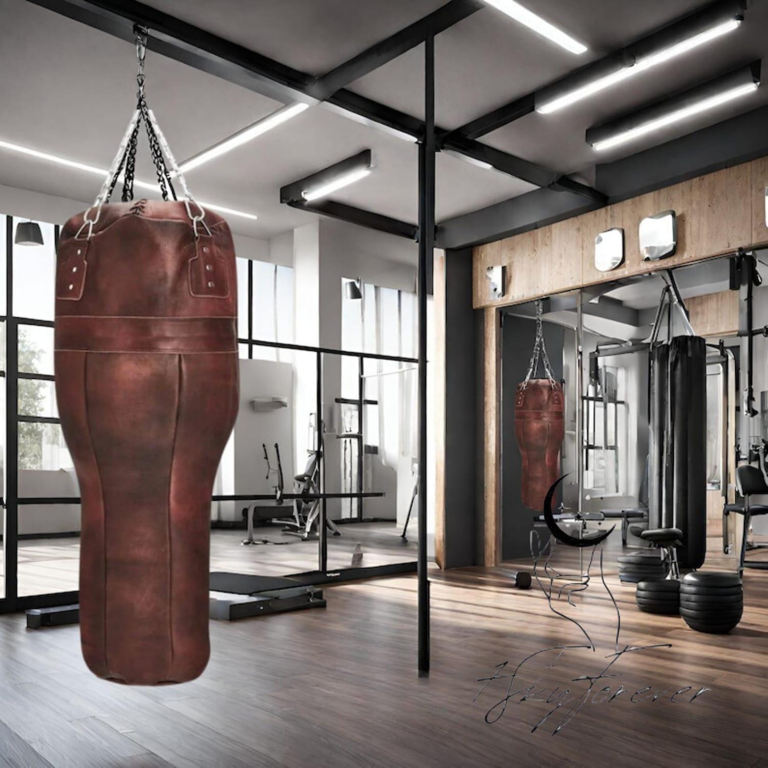 Uppercut Bag, Vintage Leather Uppercut Bag , Heavy Boxing Bag, Sand Bag ...