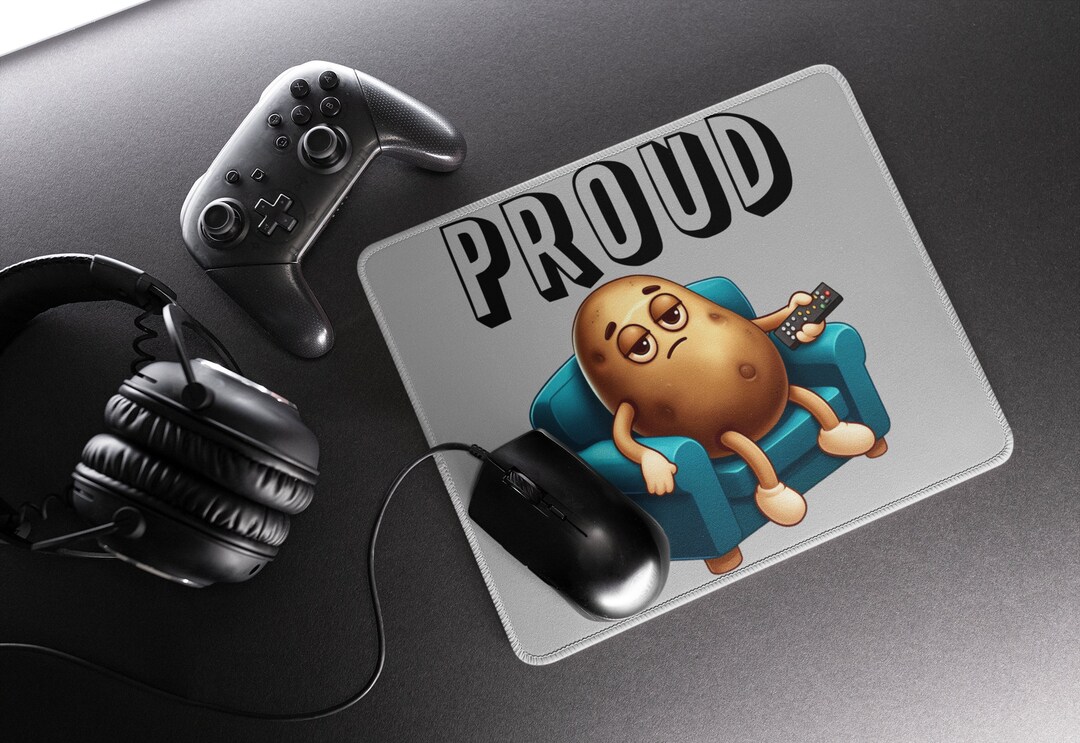 Couch Potato | Funny Mouse Pad - Etsy