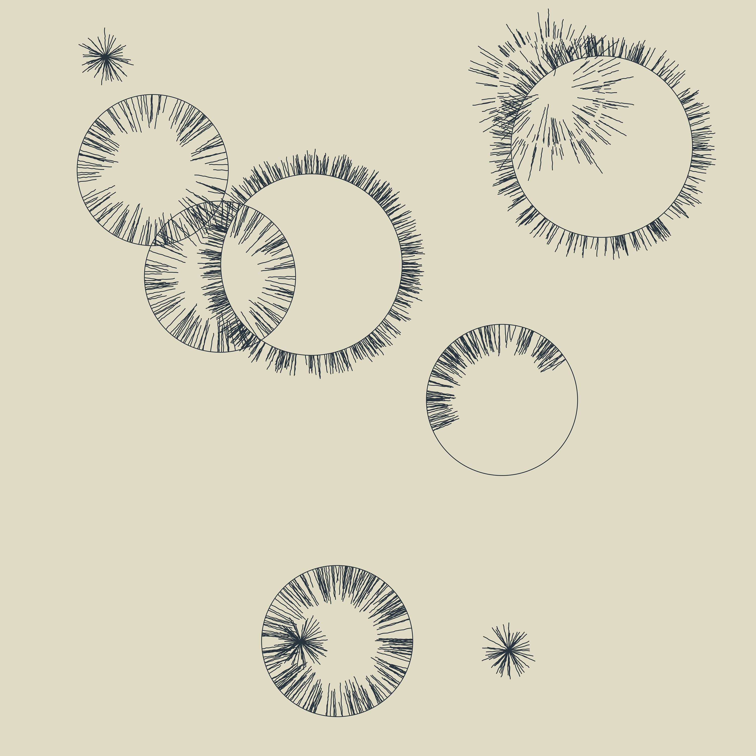 Ink Circles Abstract / Digital Art / Desktop Background / - Etsy