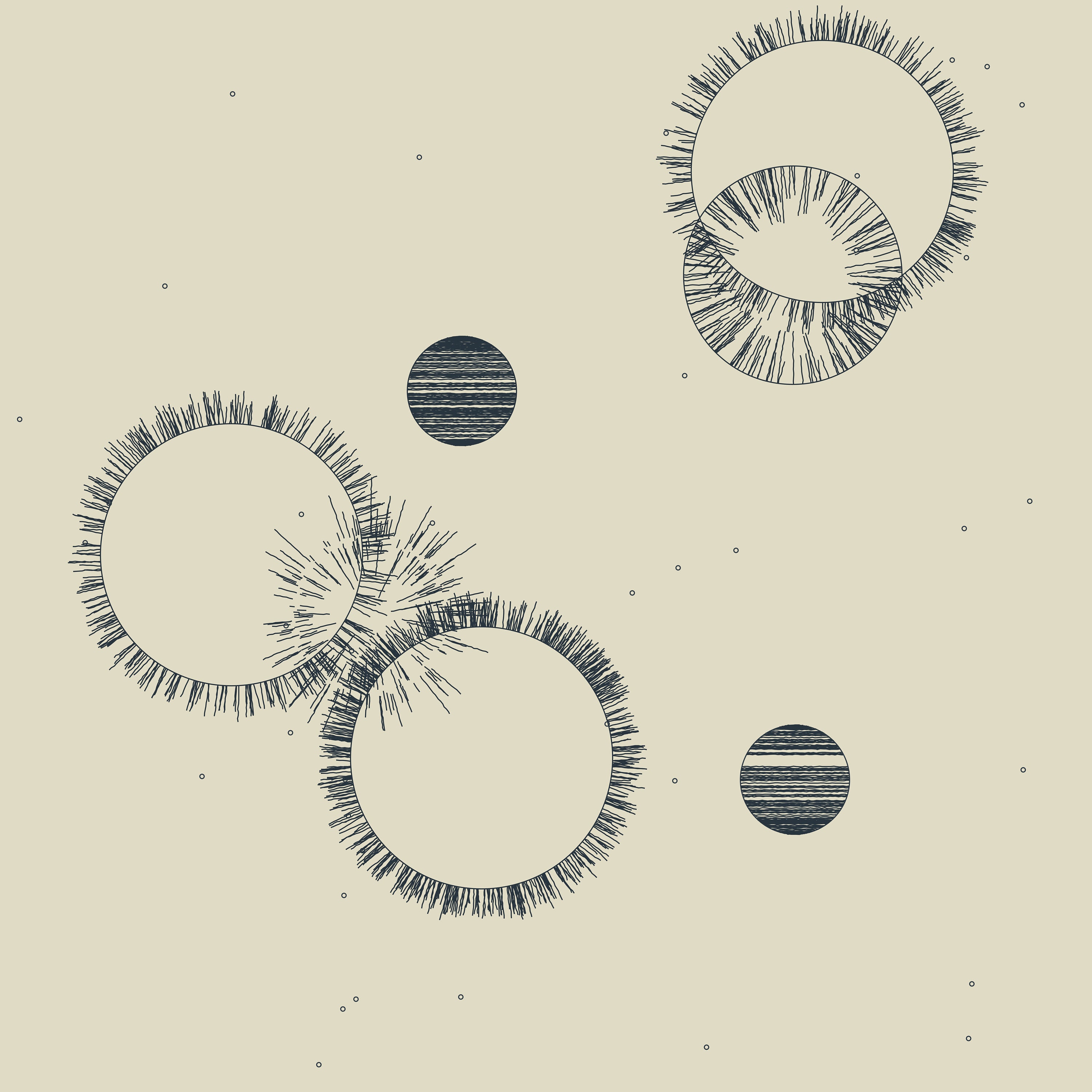 Ink Circles Abstract / Digital Art / Desktop Background / - Etsy