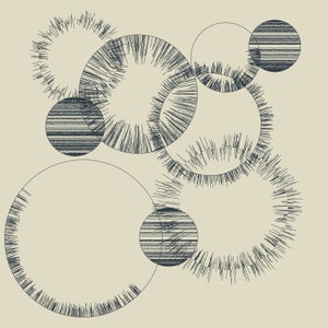 Ink Circles Abstract / Digital Art / Desktop Background / Printable ...