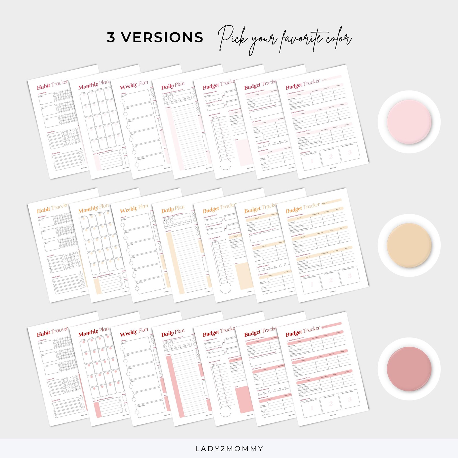 Busy Mom Printable Planner | Daily Schedule, Stay-at-home Mom Life ...