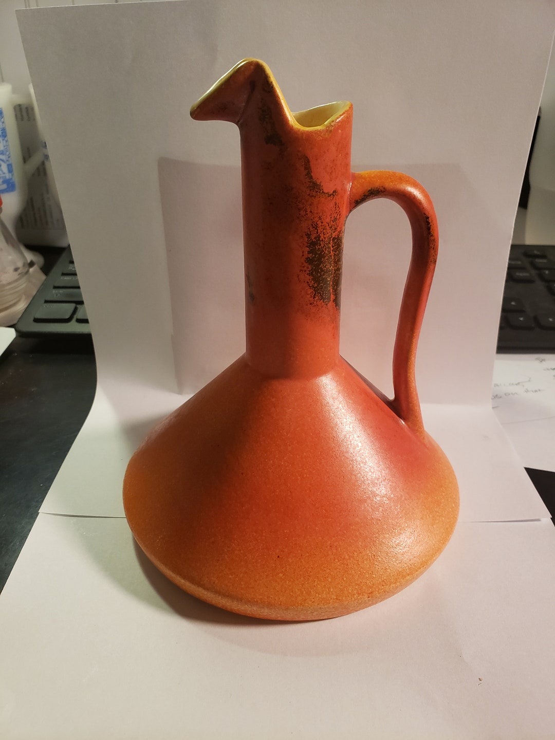 Vintage Rumrill / Red Wing Art Pottery Tall Pitcher 184 Rare - Etsy