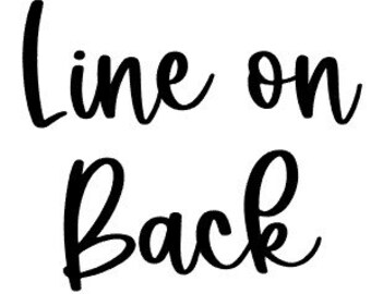 Design or Text on Back of Shirt, Hoodie, Tank Top - Etsy