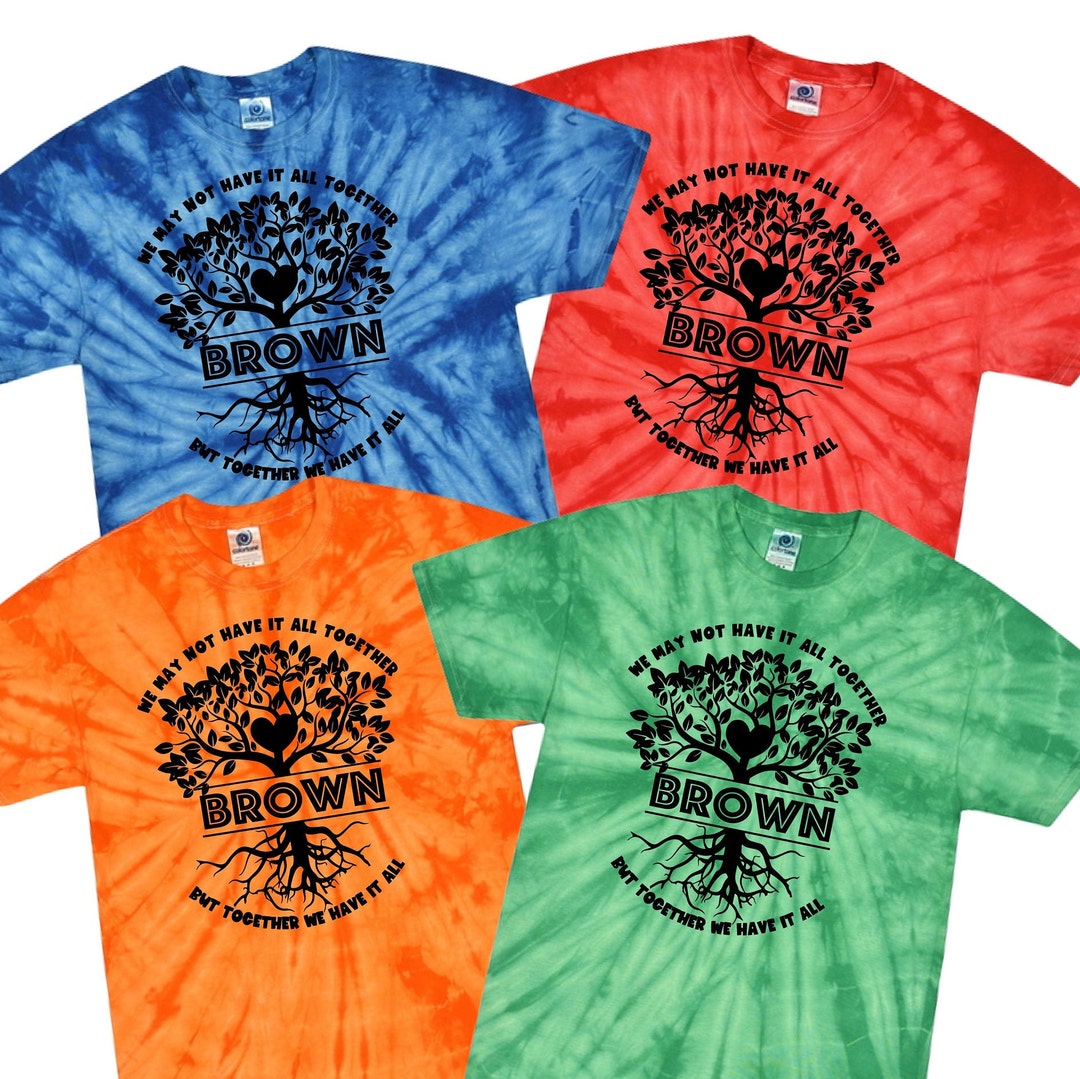 SALE Personalized Tie Dye Family Reunion Matching Shirt Family Tree ...