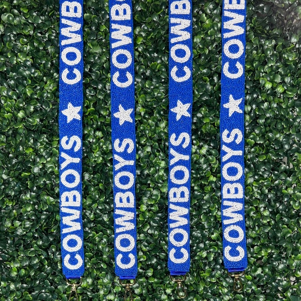 Dallas Cowboys Beaded Purse Strap - Etsy