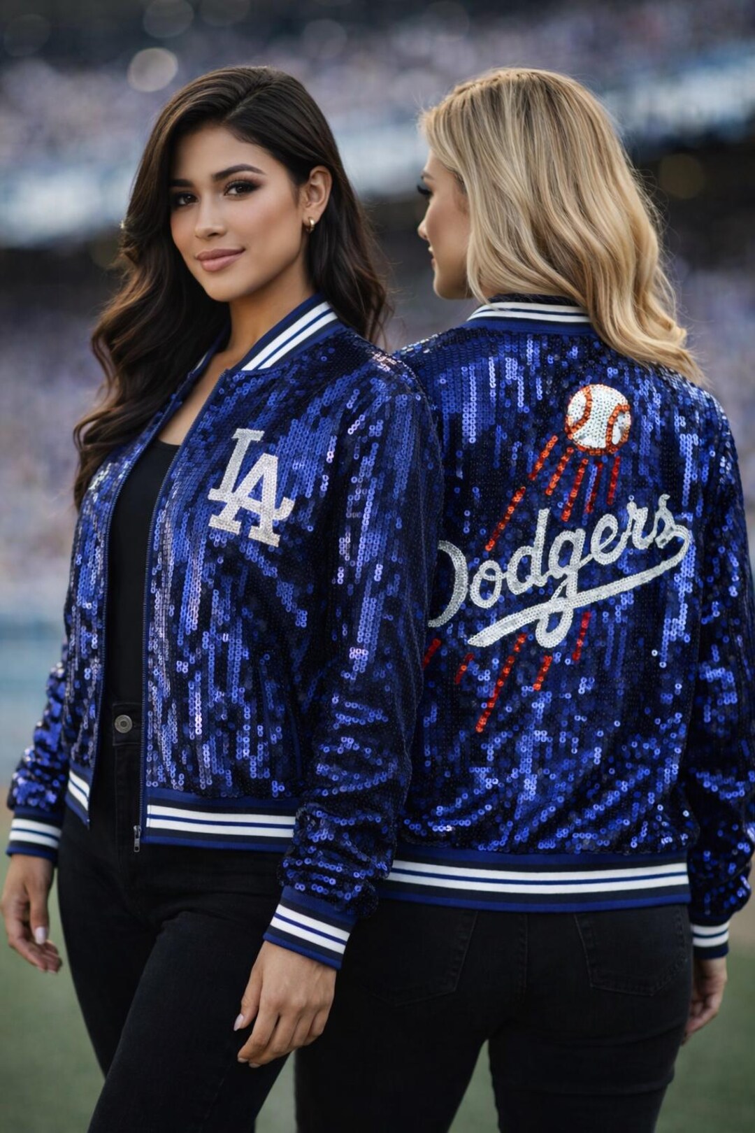 NEW* Sequin Baseball Jacket - Etsy