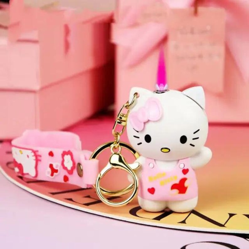 Hello Kitty Led Colour Changing Refillable Cigarette Lighter - Etsy