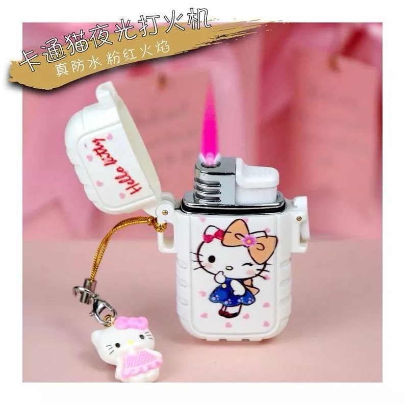 Hello Kitty Led Colour Changing Refillable Cigarette Lighter - Etsy
