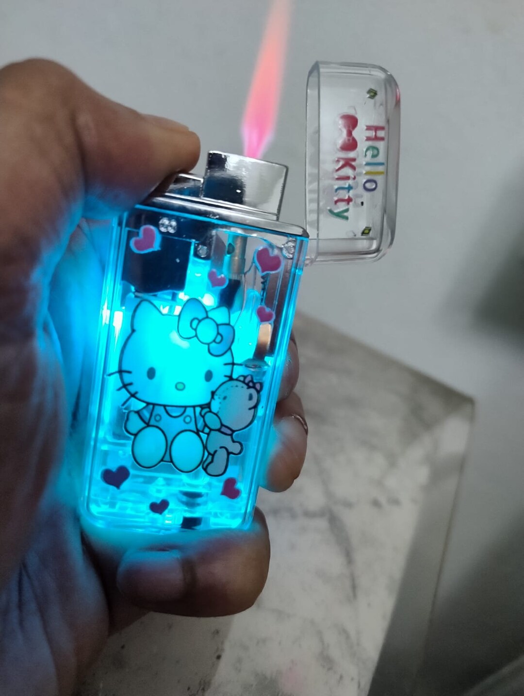 Hello Kitty Led Colour Changing Refillable Cigarette Lighter - Etsy