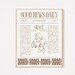 Christian Trendy Newspaper Wall Decor Christian Good News Aesthetic ...