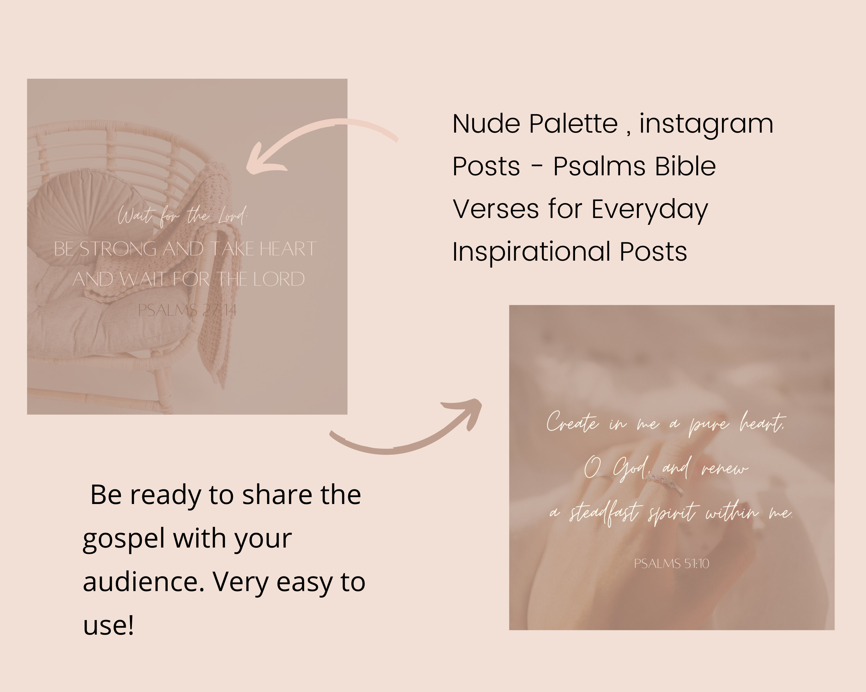 Instagram Post Pack 20 Christian Bible Verse Templates for Instagram ...