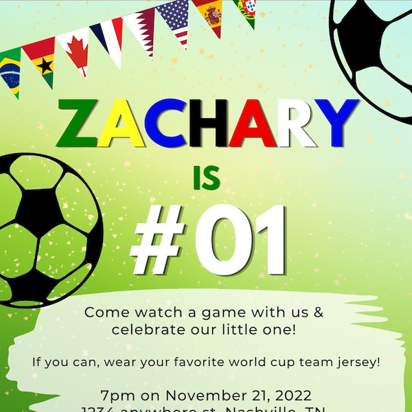 World Cup Birthday - Etsy