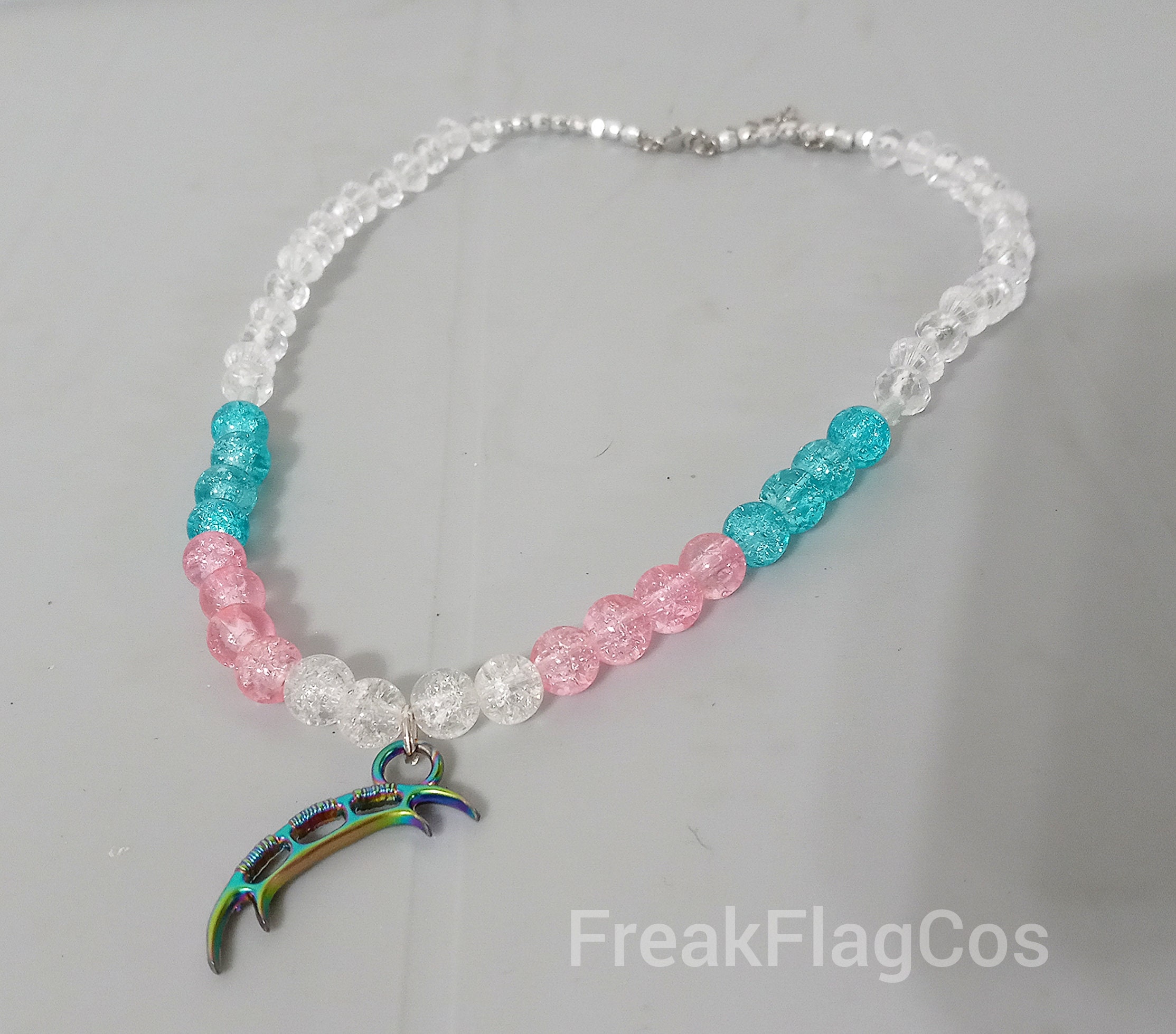 Trans Pride Klingon Sword Necklace - Etsy