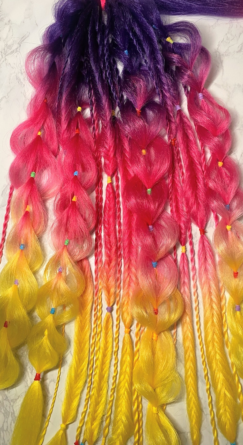 Ombré Horizon Festival Braids Extensions - Etsy