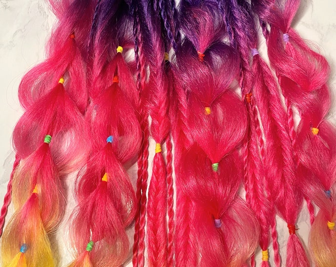 Ombré Horizon Festival Braids Extensions - Etsy