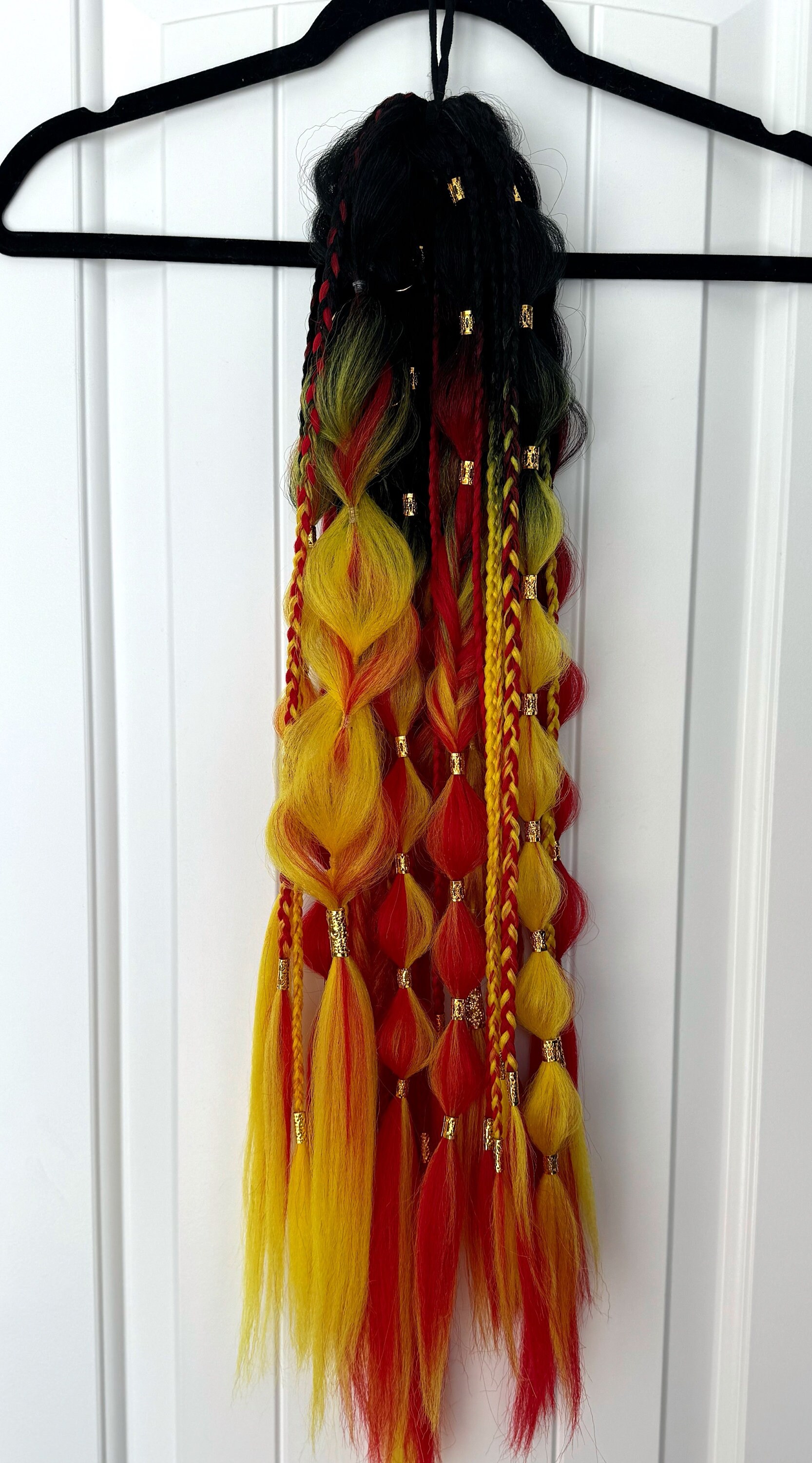 Fire Fyre Festival Braids Extensions - Etsy