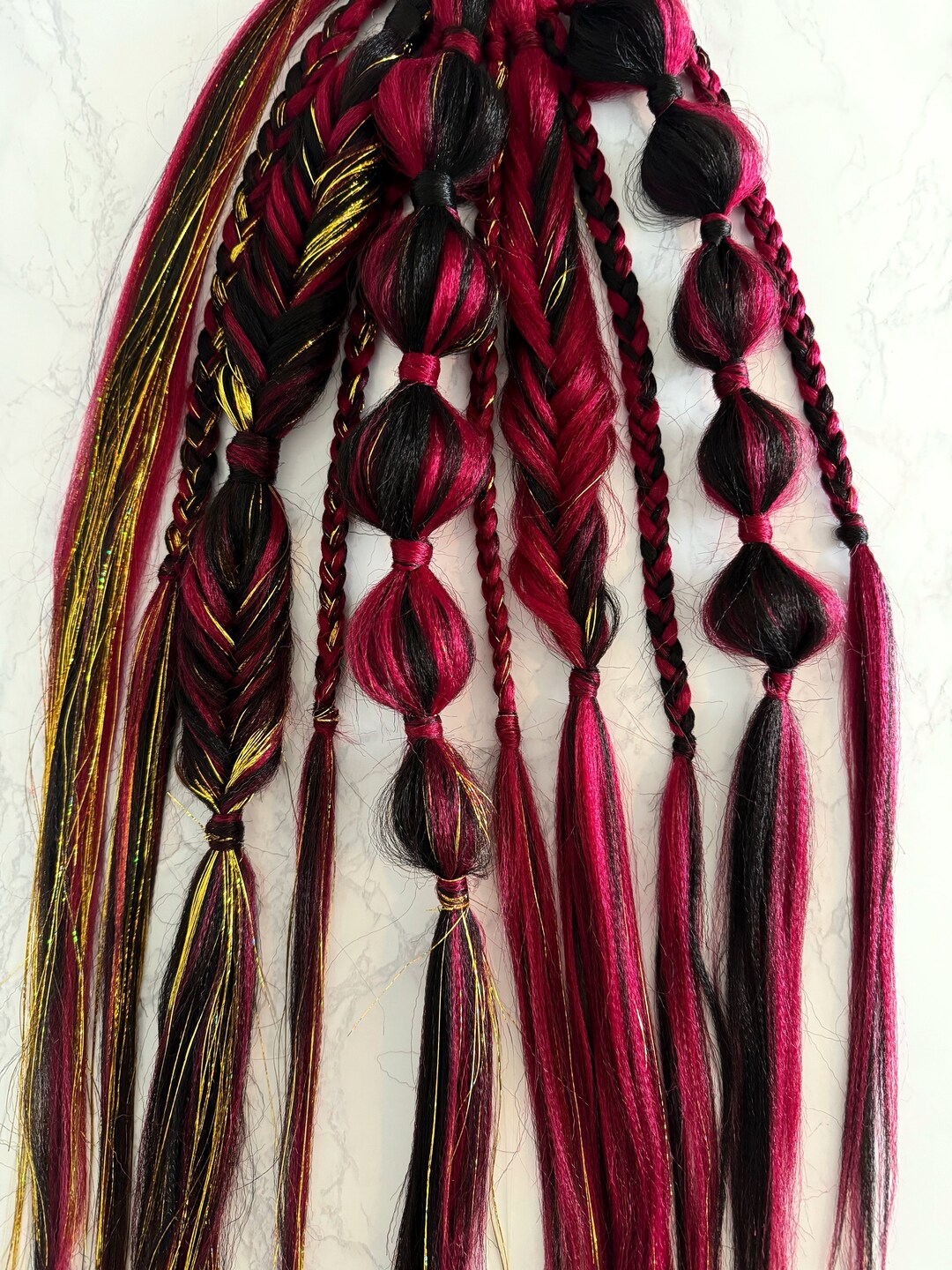 Burlesque Icon Festival Braids Extensions - Etsy