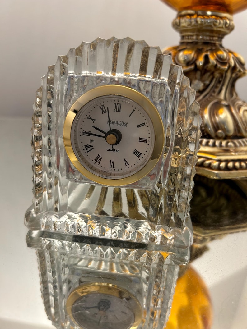 Mikasa Crystal Clock - Etsy