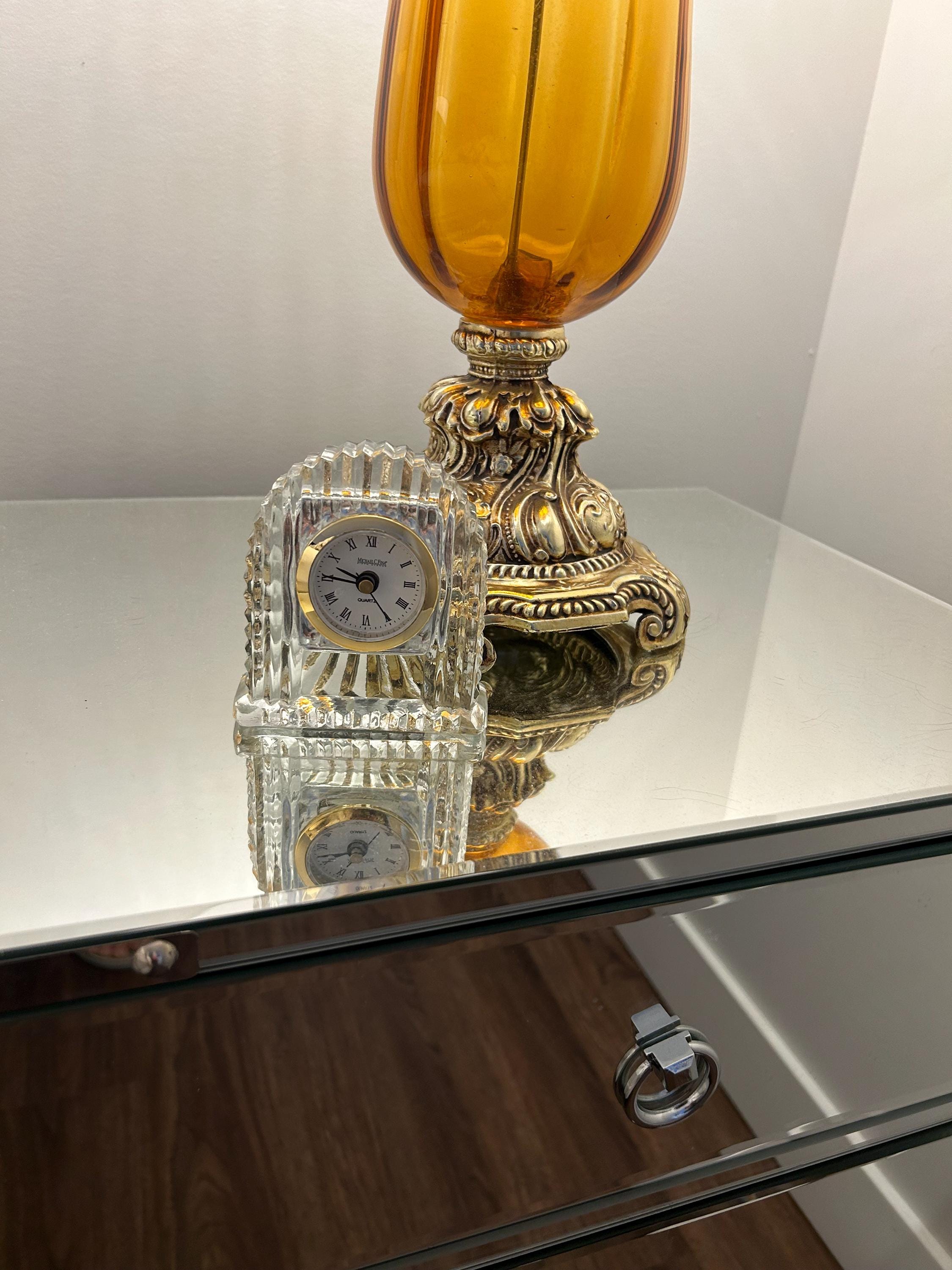 Mikasa Crystal Clock - Etsy