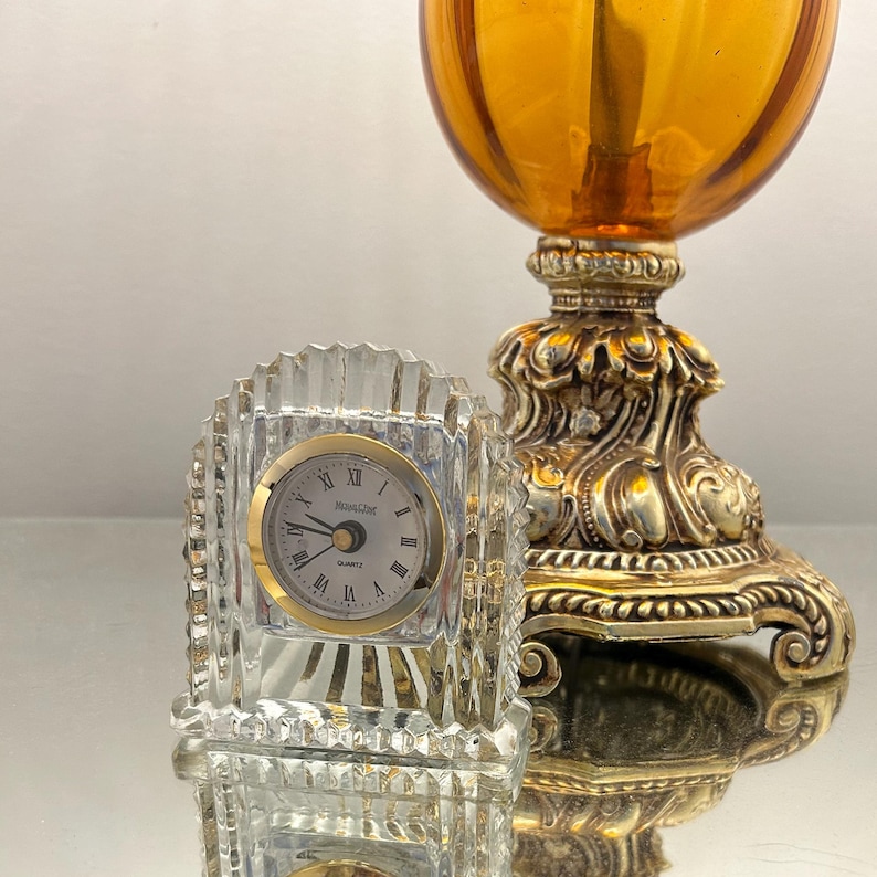 Mikasa Crystal Clock - Etsy