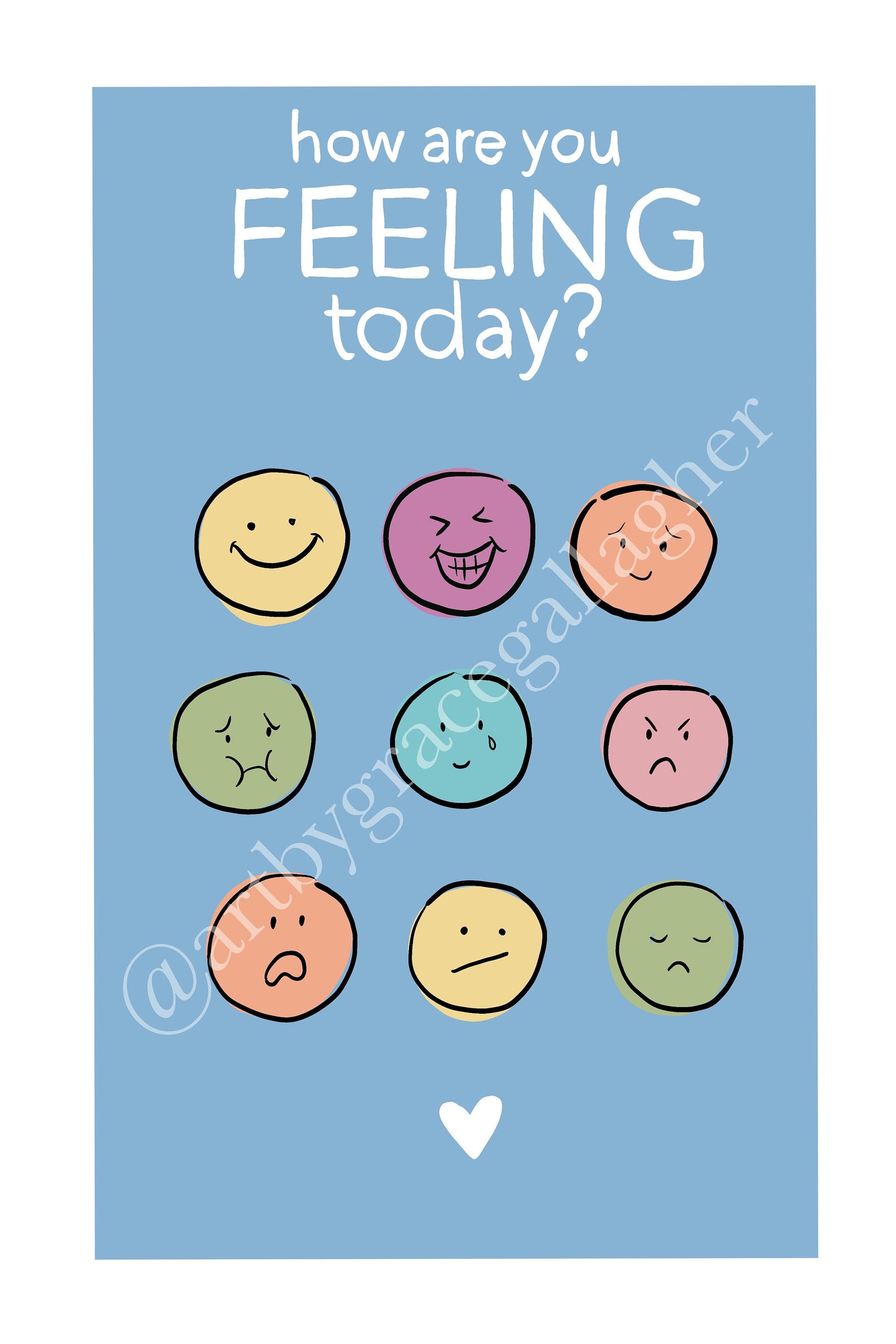 Emotions Digital Poster - Etsy