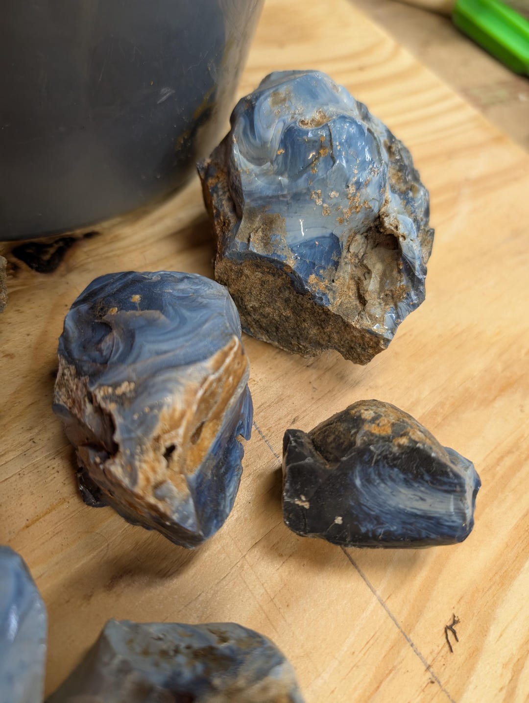 Blue Slag Glass From 1800's Adirondack Iron Furnace - Etsy