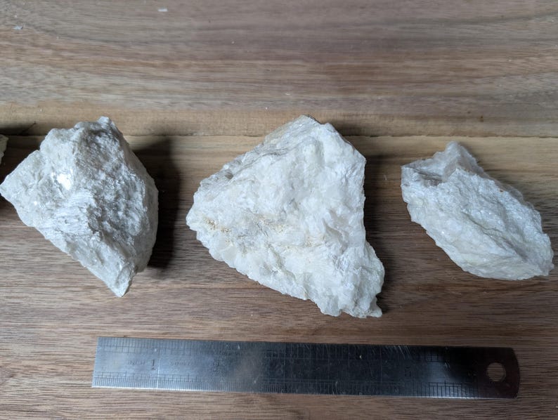 UV Reactive Prehnite (blue) on Wollastonite Host Rock From Diana NY - Etsy