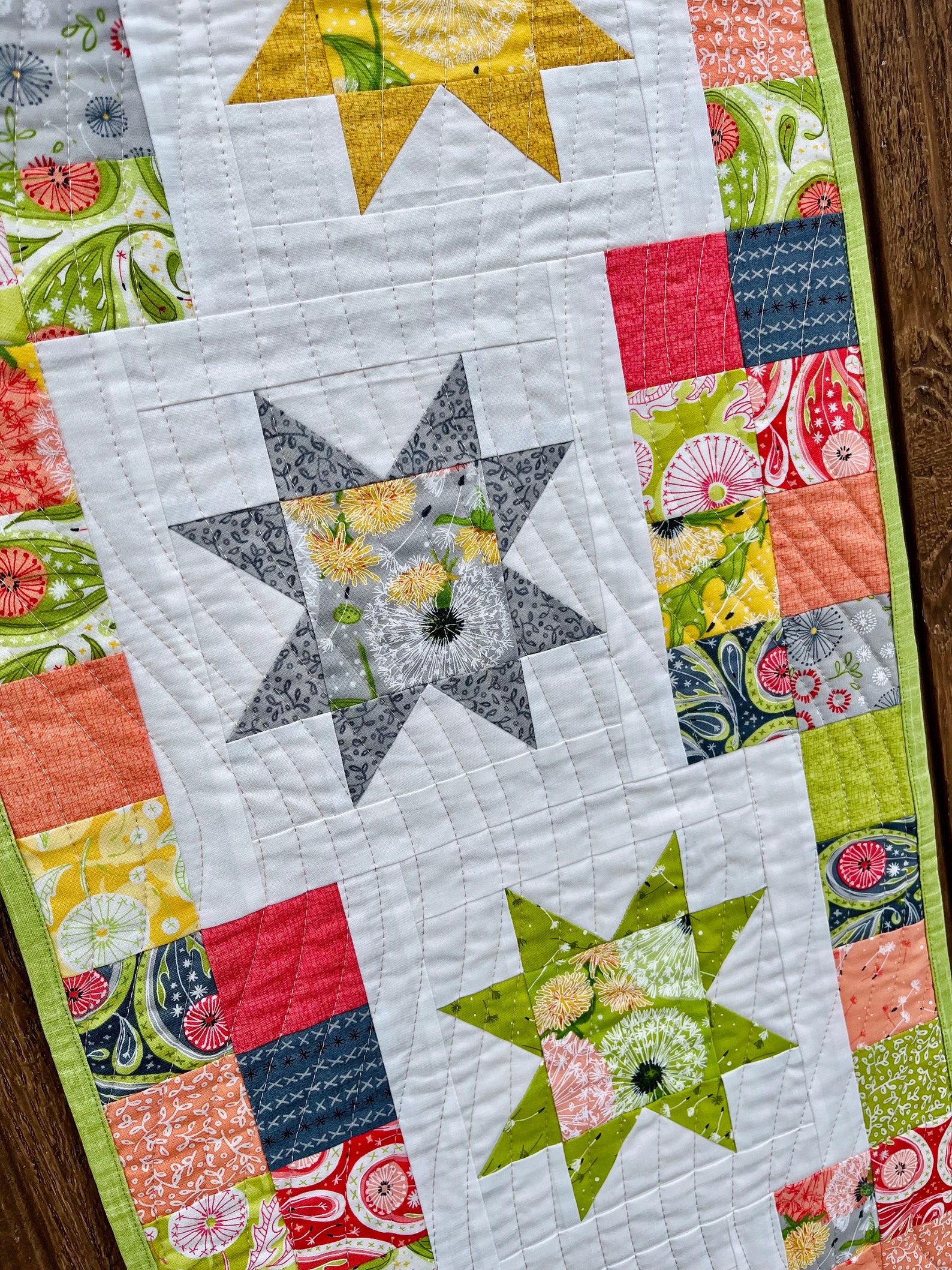 Charmed Star Table Runner Pattern - PDF - Etsy