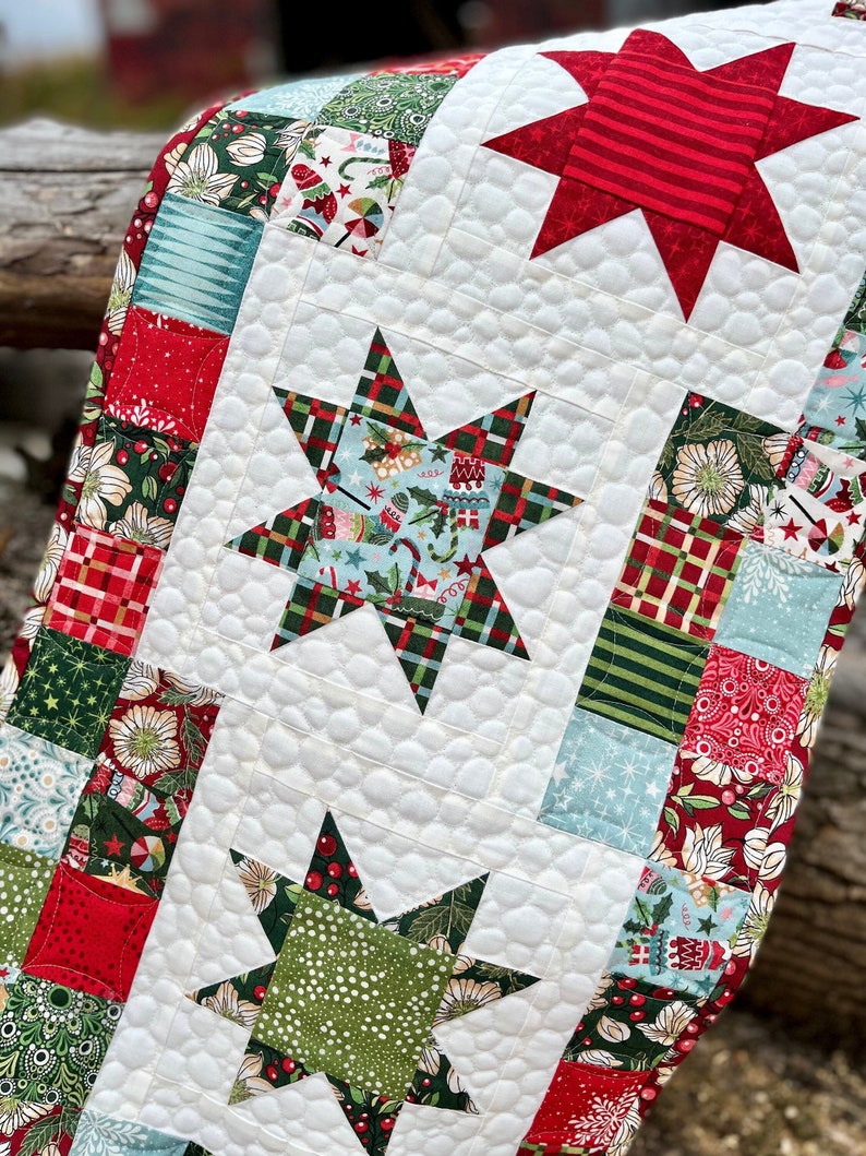 Charmed Star Table Runner Pattern - PDF - Etsy