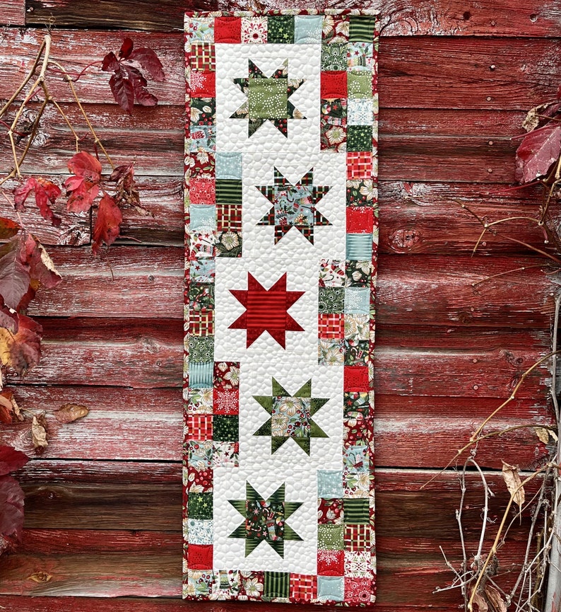 Charmed Star Table Runner Pattern - PDF - Etsy